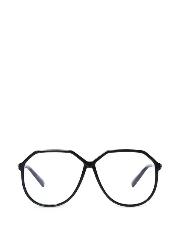 Valentino Garavani Vlogo Geometric-frame Glasses - Black