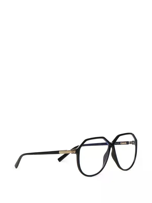 Valentino Garavani Vlogo Geometric-frame Glasses