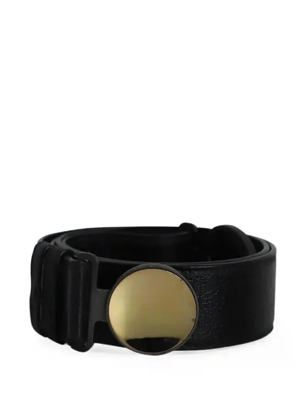 Bottega Veneta Round Buckle Belt - Black