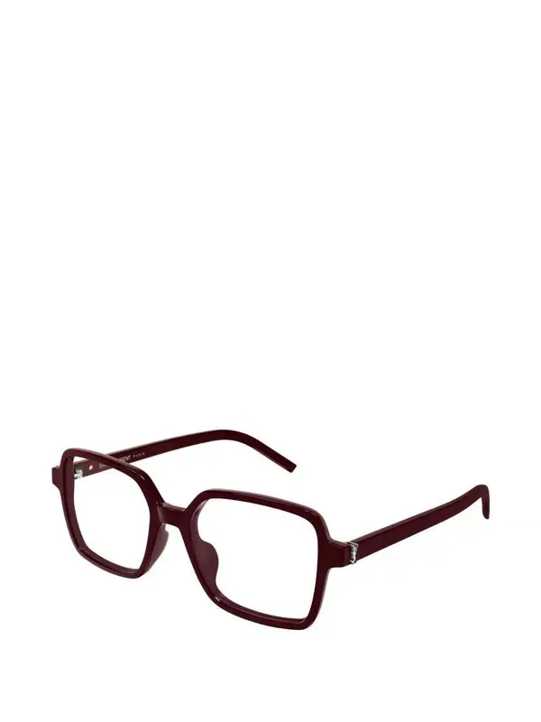 Saint Laurent Square-frame Glasses - Red
