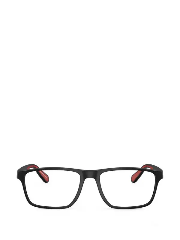 Emporio Armani Rectangle Frame Eyeglasses - Black