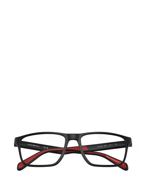 Emporio Armani Rectangle Frame Eyeglasses