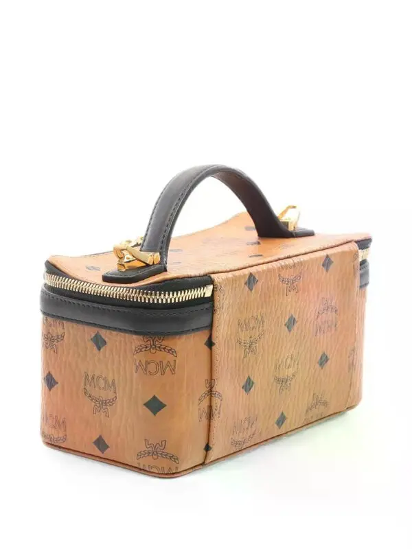 Mcm 2010s Visetos Monogram-pattern Tote Bag