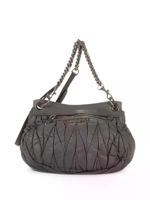 Miu Miu Coffer Matelassé Tote Bag