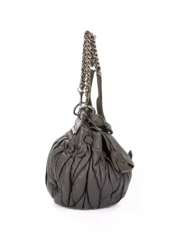 Miu Miu Coffer Matelassé Tote Bag