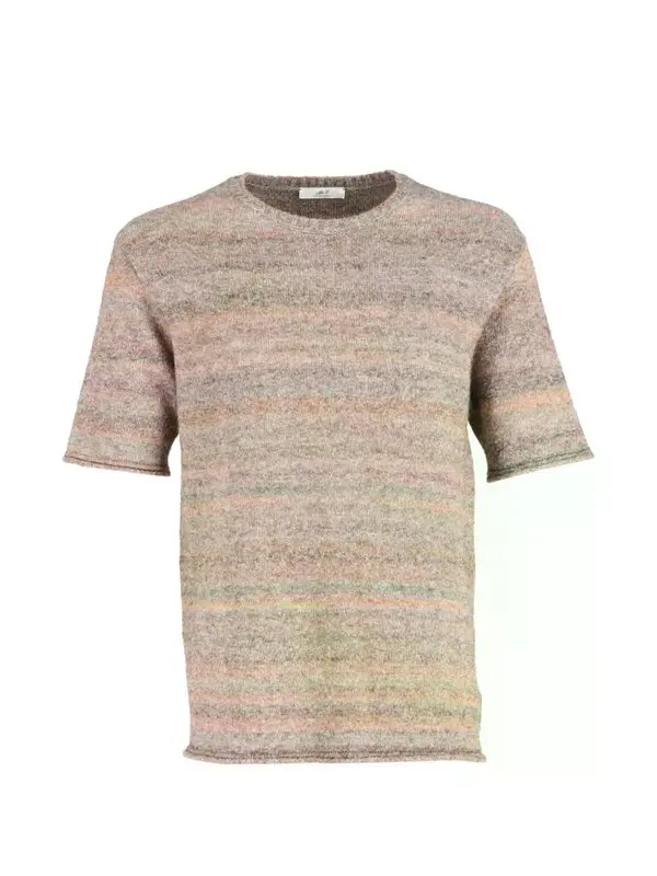 Mr P. Bouclé-knit T-shirt - Neutrals