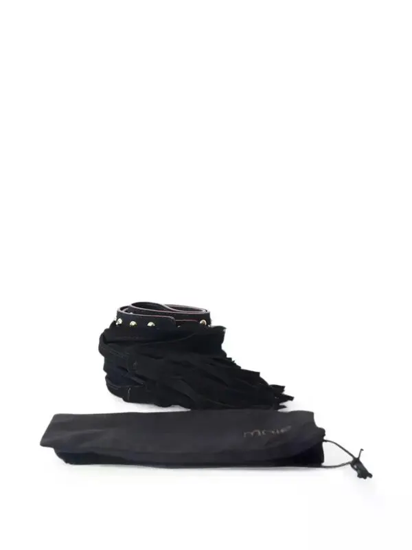 Maje Suede Tassel Belt