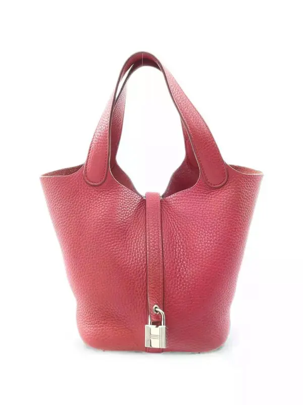 Hermès 2015 Picotin Lock Pm Tote Bag - Red