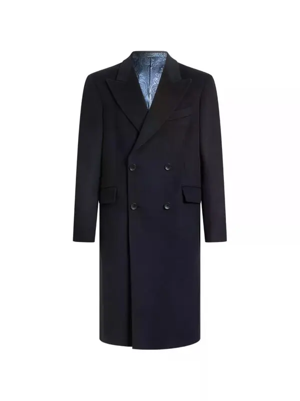 Etro Double-breasted Cashmere Coat