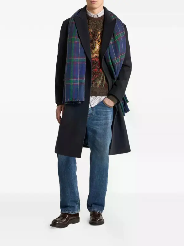 Etro Double-breasted Cashmere Coat