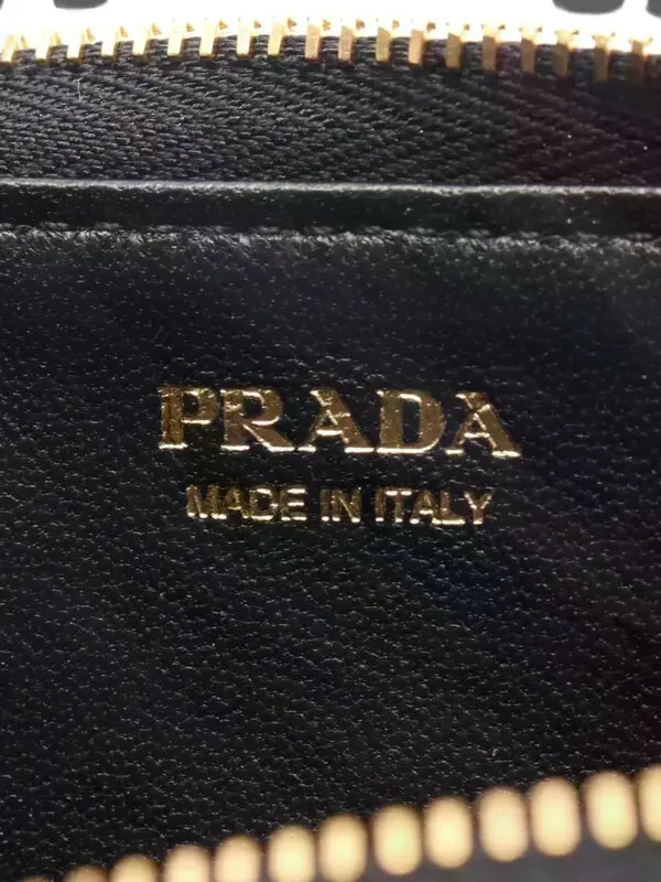 Prada 2020s Saffiano Leather Coin Purse