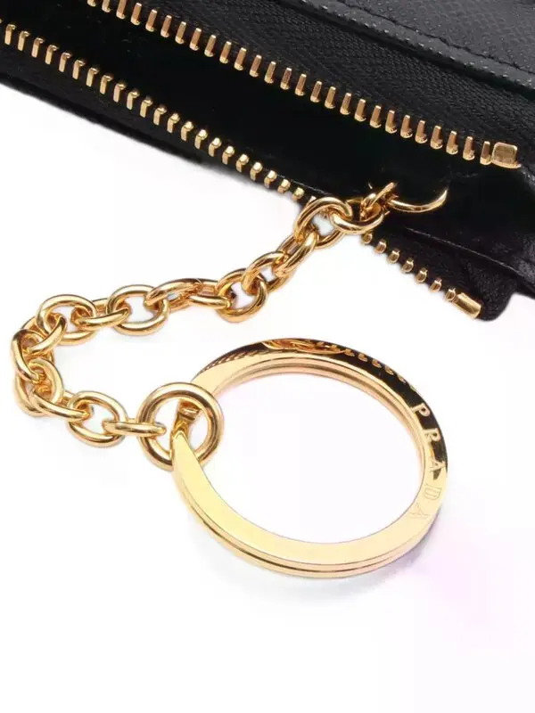 Prada 2020s Saffiano Leather Coin Purse