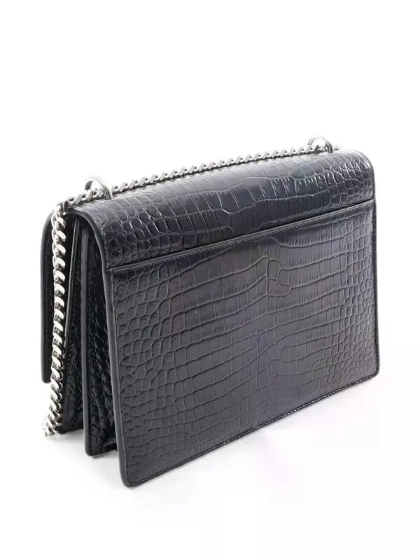 Saint Laurent 2010s Medium Sunset Leather Shoulder Bag