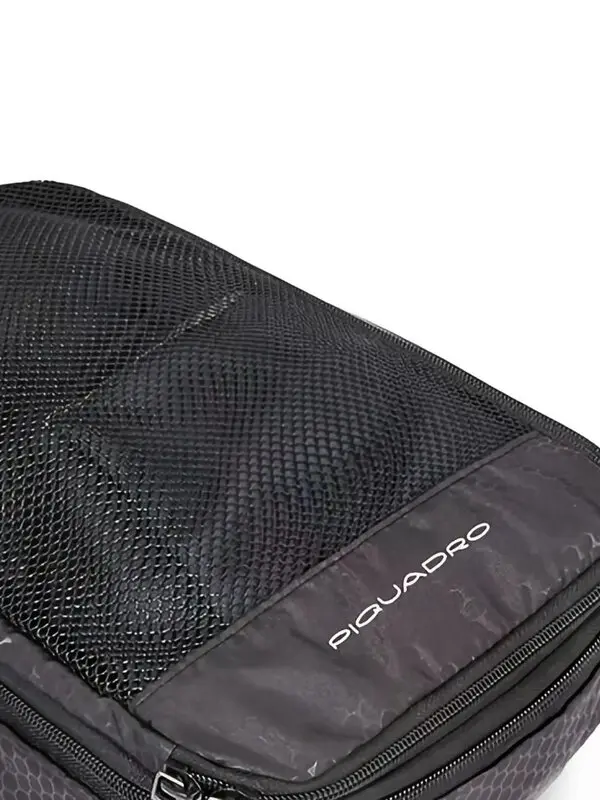 PIQUADRO Mesh Panelled Logo-print Packing Cube