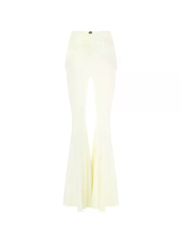 MAISON ANAMI Ruched Flared Trousers