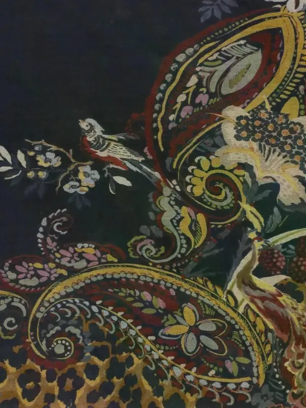 Etro Paisley Leopard-print Scarf