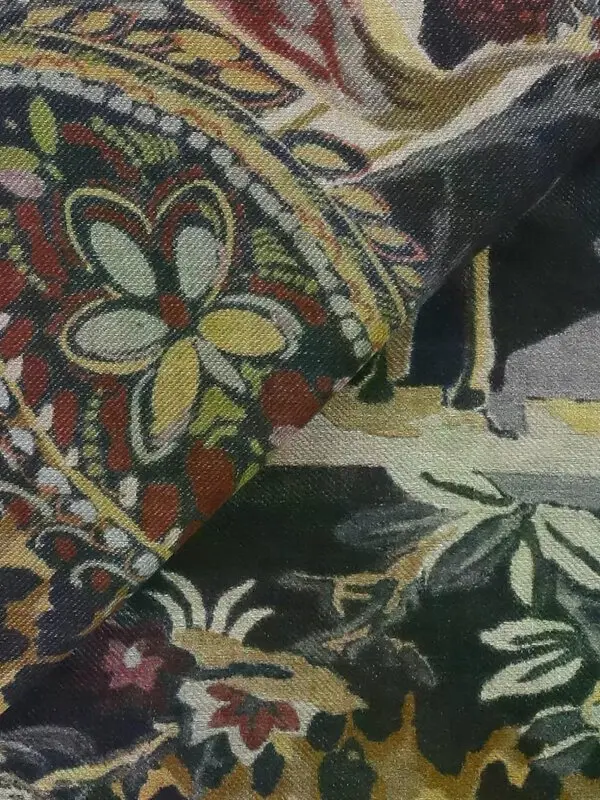 Etro Paisley Leopard-print Scarf