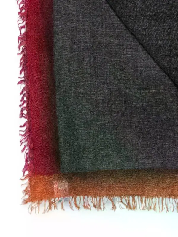 Faliero Sarti Kamala Fringed Gradient-effect Scarf