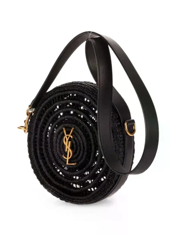 Saint Laurent Loulou Round Crossbody Bag - Black