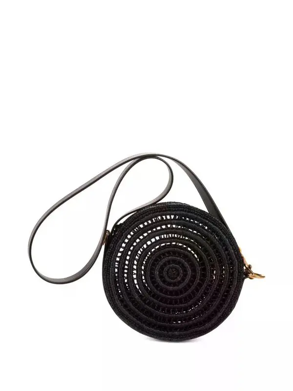 Saint Laurent Loulou Round Crossbody Bag - Black