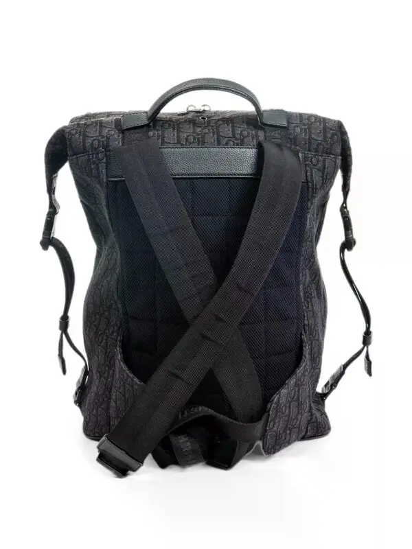 Dior Safari Oblique Backpack - Black