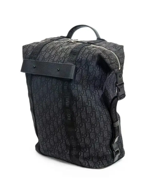 Dior Safari Oblique Backpack - Black