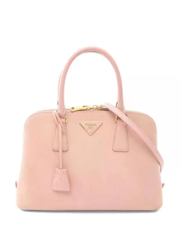 Prada Saffiano Lux Handbag - Pink