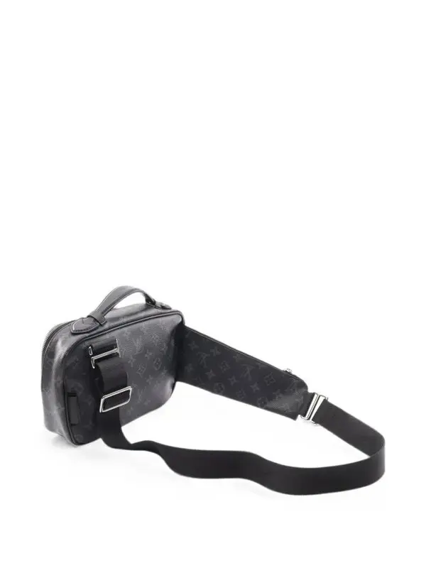 LOUIS VUITTON Eclipse Monogram Messenger Bag - Black