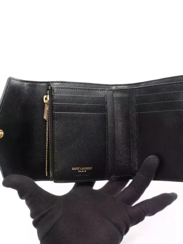 Saint Laurent 2020s Monogram Trifold Wallet
