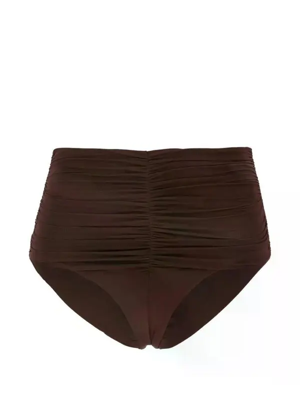 MAISON ANAMI Ruched Bikini Bottoms