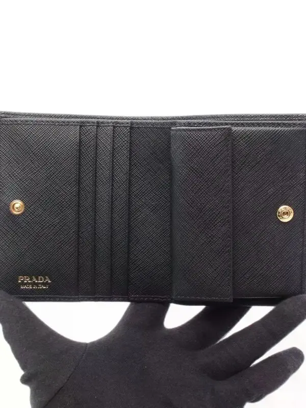 Prada 2020s Saffiano-leather Bi-fold Wallet