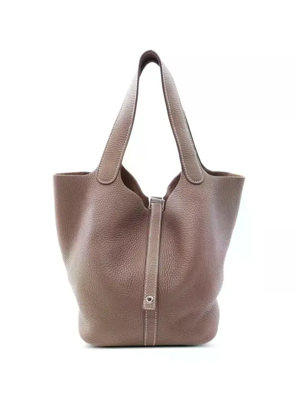 Hermès 2020 Mm Picotin Lock Leather Handbag - Brown