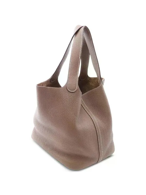 Hermès 2020 Mm Picotin Lock Leather Handbag - Brown