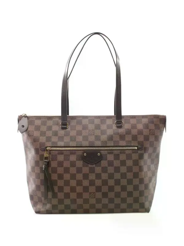 LOUIS VUITTON Damier Ebene Jena Tote Bag - Brown