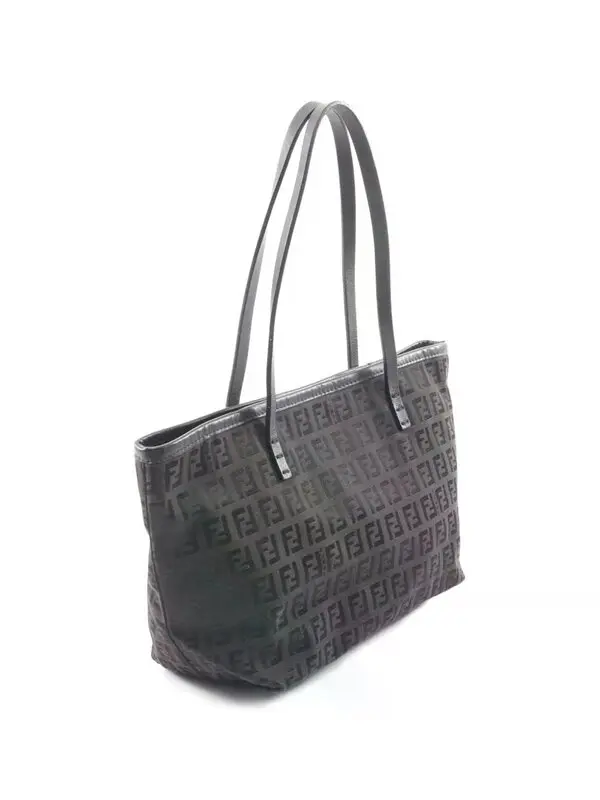 Fendi Zucchino Tote Bag - Brown
