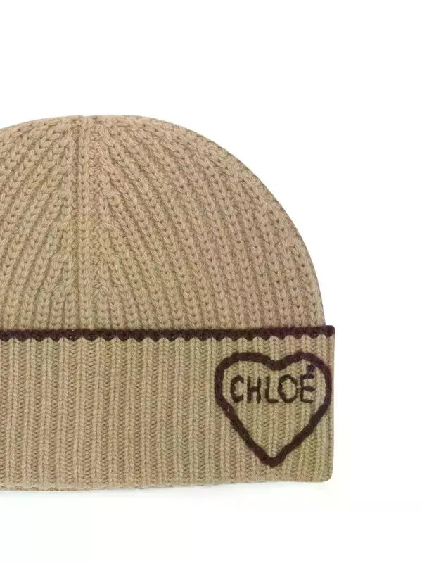 Chloé Ribbed-knit Beanie Hat