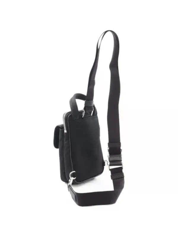 Prada Re-nylon Saffiano Shoulder Bag - Black