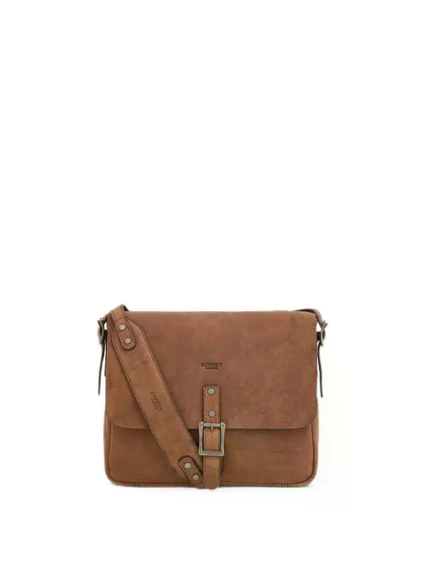 OSPREY Clayton Buckle-fastening Messenger Bag - Brown