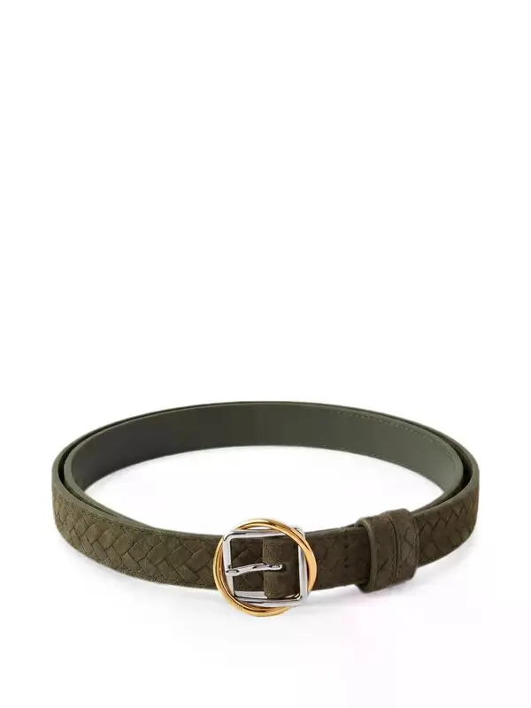 Jacquemus Woven-design Buckle-fastening Belt - Green
