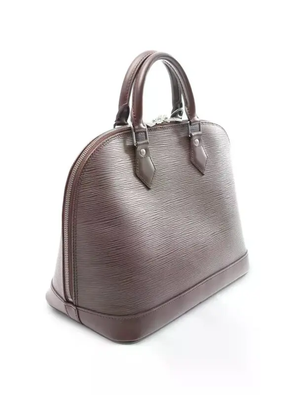 LOUIS VUITTON 2004 Epi Leather Alma Tote Bag - Brown