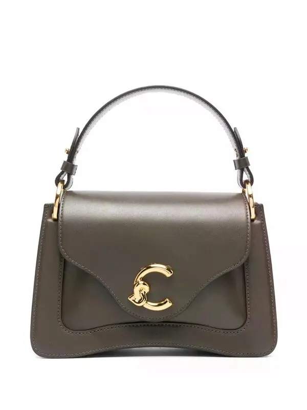 COCCINELLE Logo-plaque Leather Tote Bag - Green