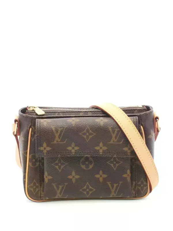 LOUIS VUITTON Monogram Vivacité Pm Shoulder Bag - Brown