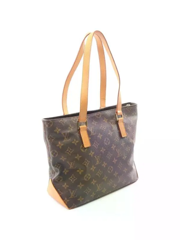 LOUIS VUITTON Monogram Cabas Piano Shoulder Bag - Brown