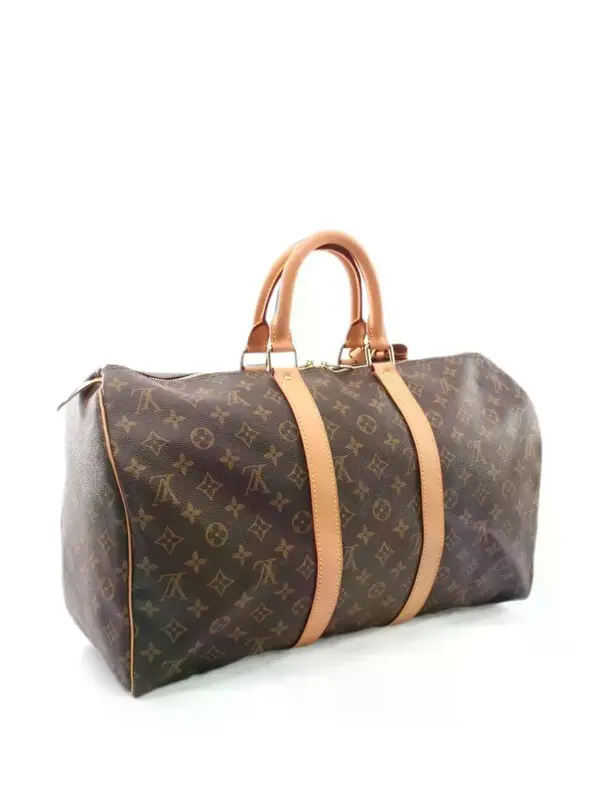 LOUIS VUITTON Monogram Keepall Boston Bag