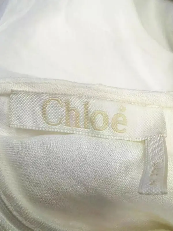 Chloé Ruffled Short-sleeve Blouse