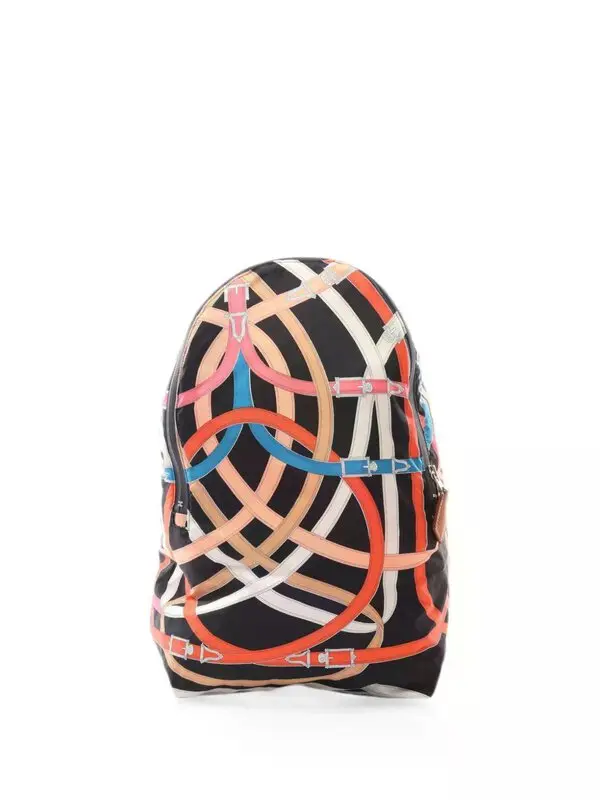 Hermès 2017 Airsilk Cavalcadour Backpack - Black