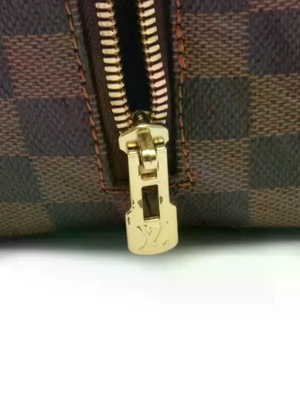 LOUIS VUITTON 2001 Nolita Damier Ebene Tote Bag - Brown