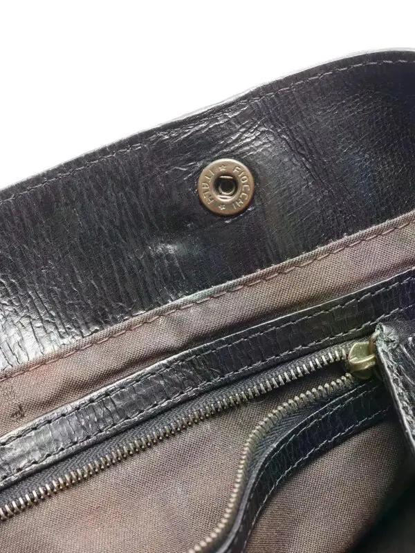 Fendi Zucca Embossed Trim Handbag