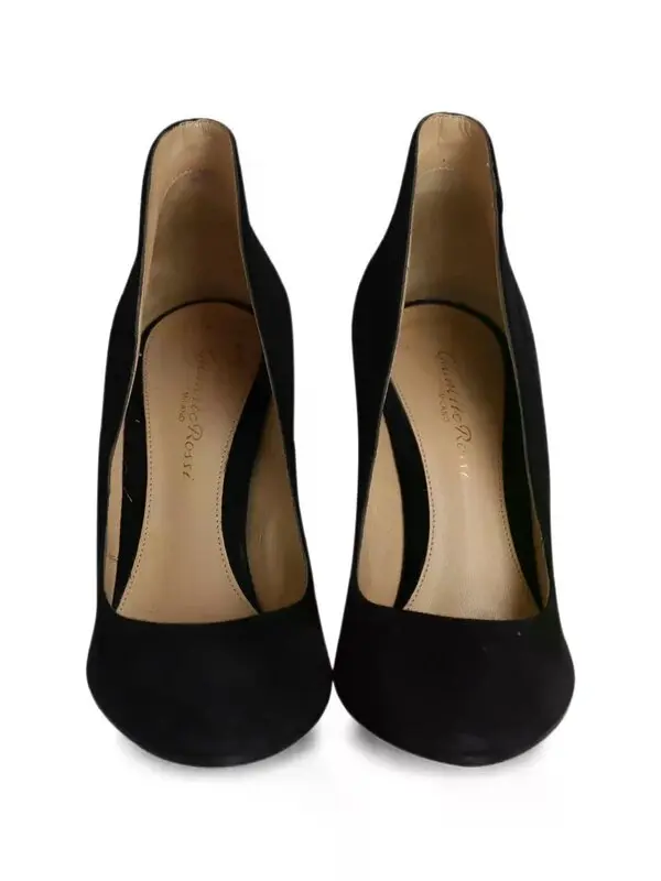 GIANVITO ROSSI Round-toe Flared Pumps