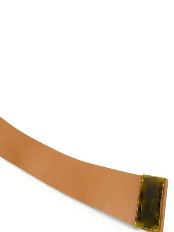 Alberta Ferretti Buckle-fastening Leather Belt